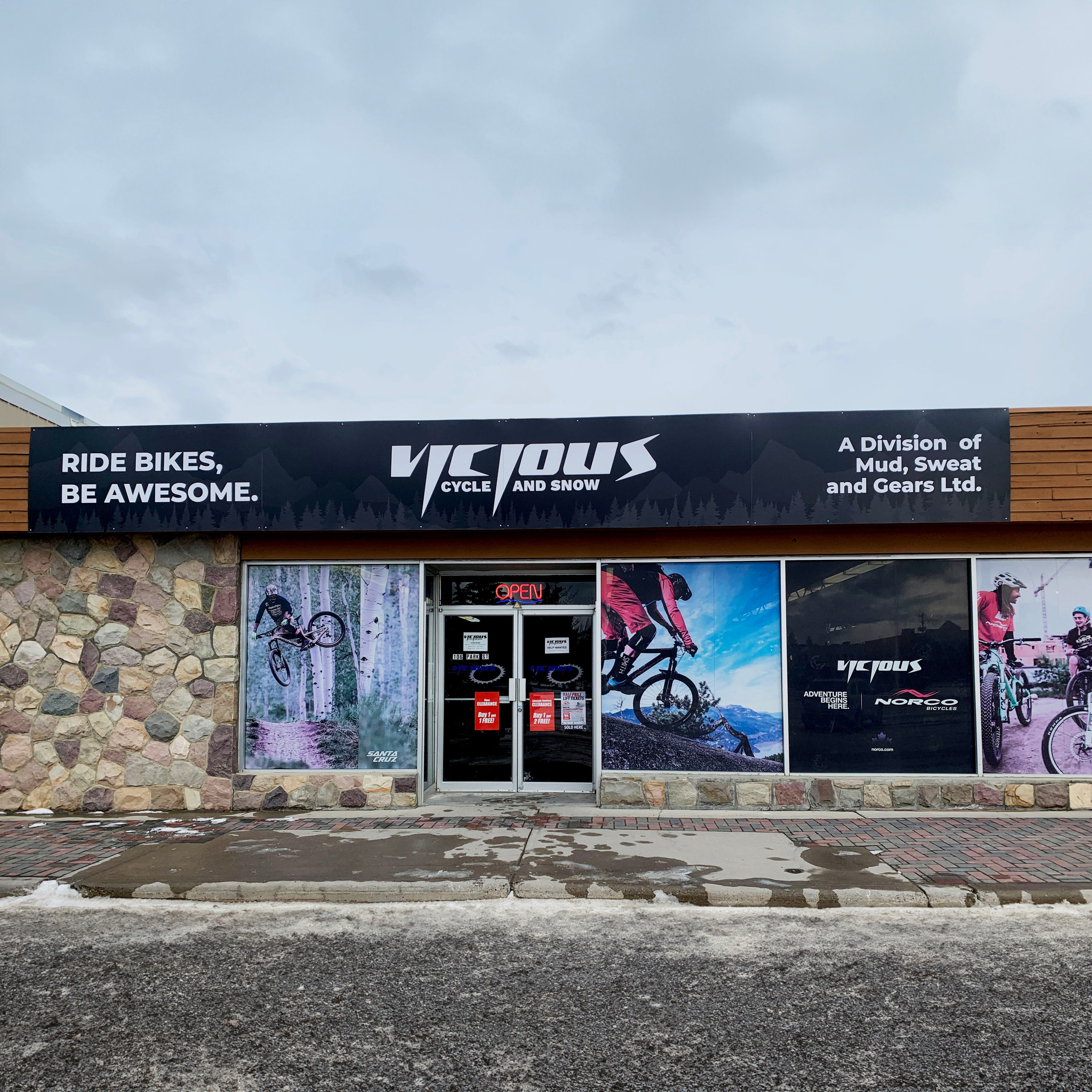 Locations – Vicious Cycle and Snow